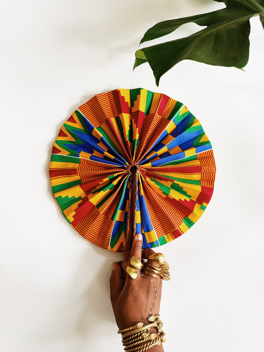 Lagos African Print Fan – Afrohemien.com