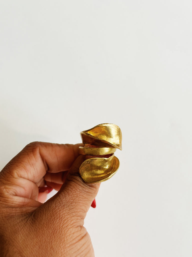 Tora Sculpted Wrap Ring – Afrohemien.com