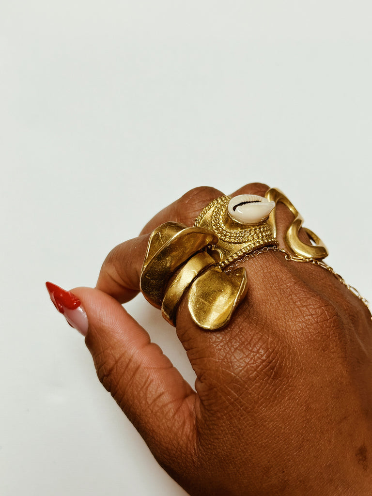 Tora Sculpted Wrap Ring – Afrohemien.com