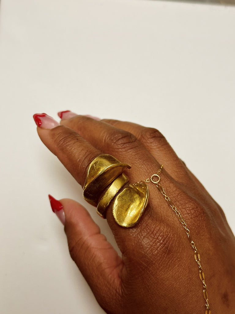 Tora Sculpted Wrap Ring – Afrohemien.com