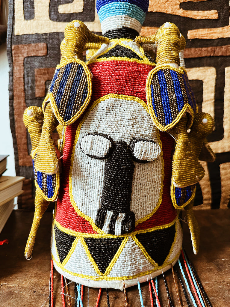 Vintage African Yoruba Oba Crown with Birds #2 – Afrohemien.com