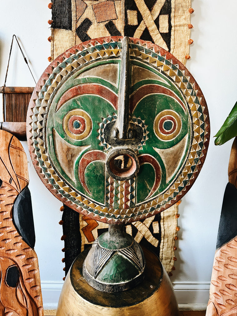 Vintage African Bwa Stand Mask #1 – Afrohemien.com