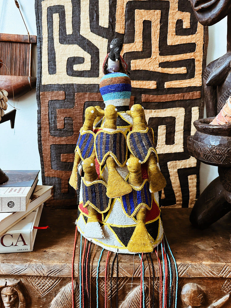 Vintage African Yoruba Oba Crown with Birds #2 – Afrohemien.com