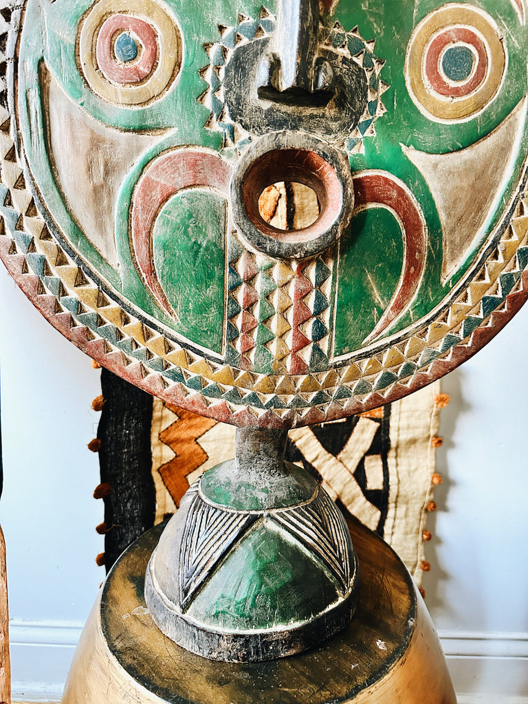 Vintage African Bwa Stand Mask #1 – Afrohemien.com