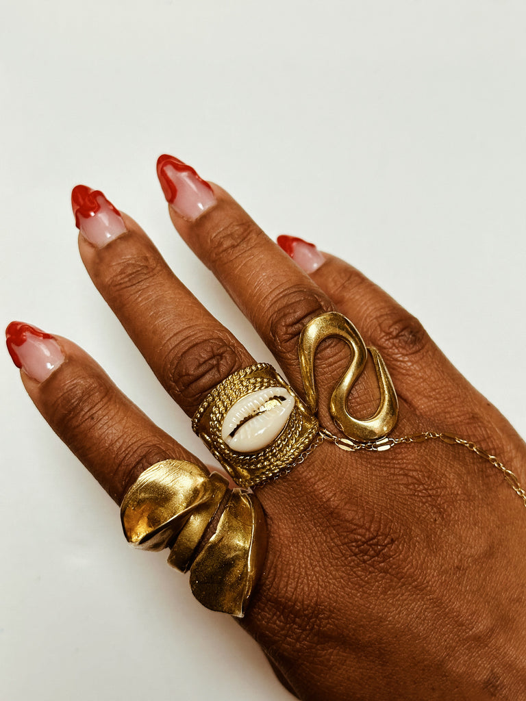 Tora Sculpted Wrap Ring – Afrohemien.com