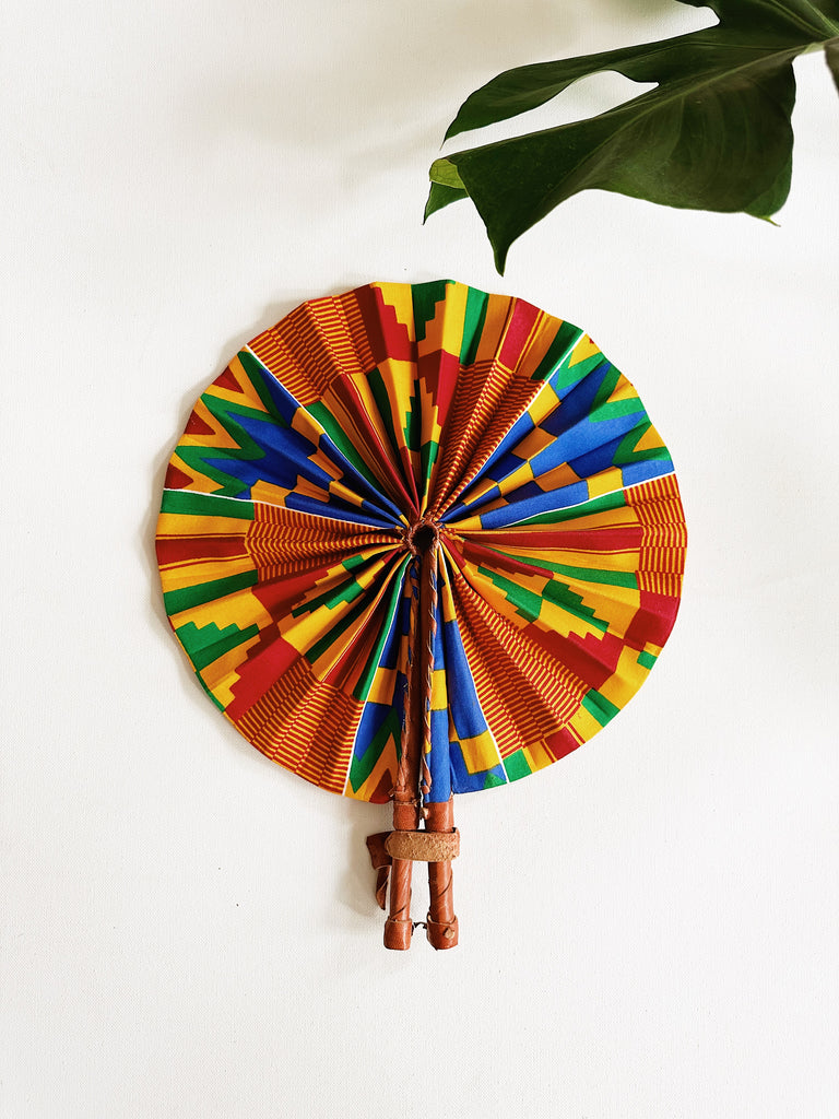 Lagos African Print Fan – Afrohemien.com